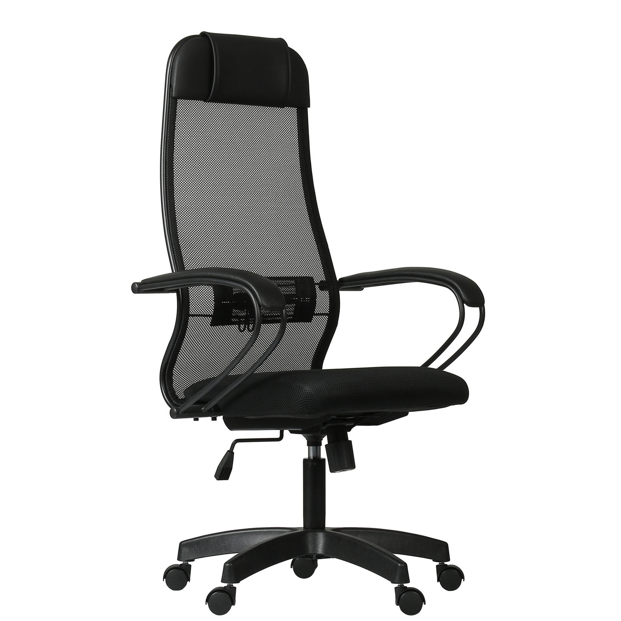 Кресло MT_МЕТТА-11 сетка/ткань черный (подл.100/осн.001)