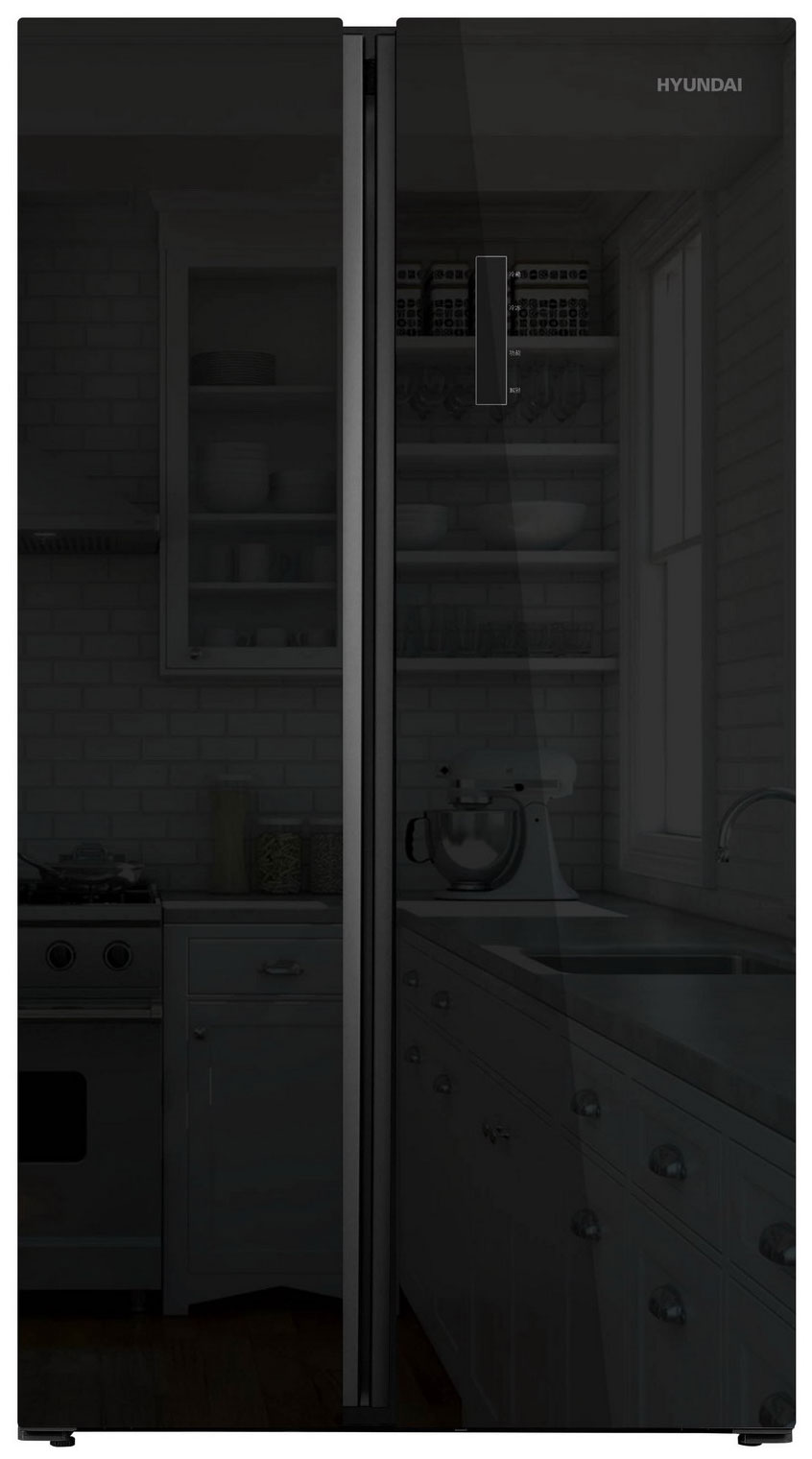 Холодильник HYUNDAI CS6503FV черный