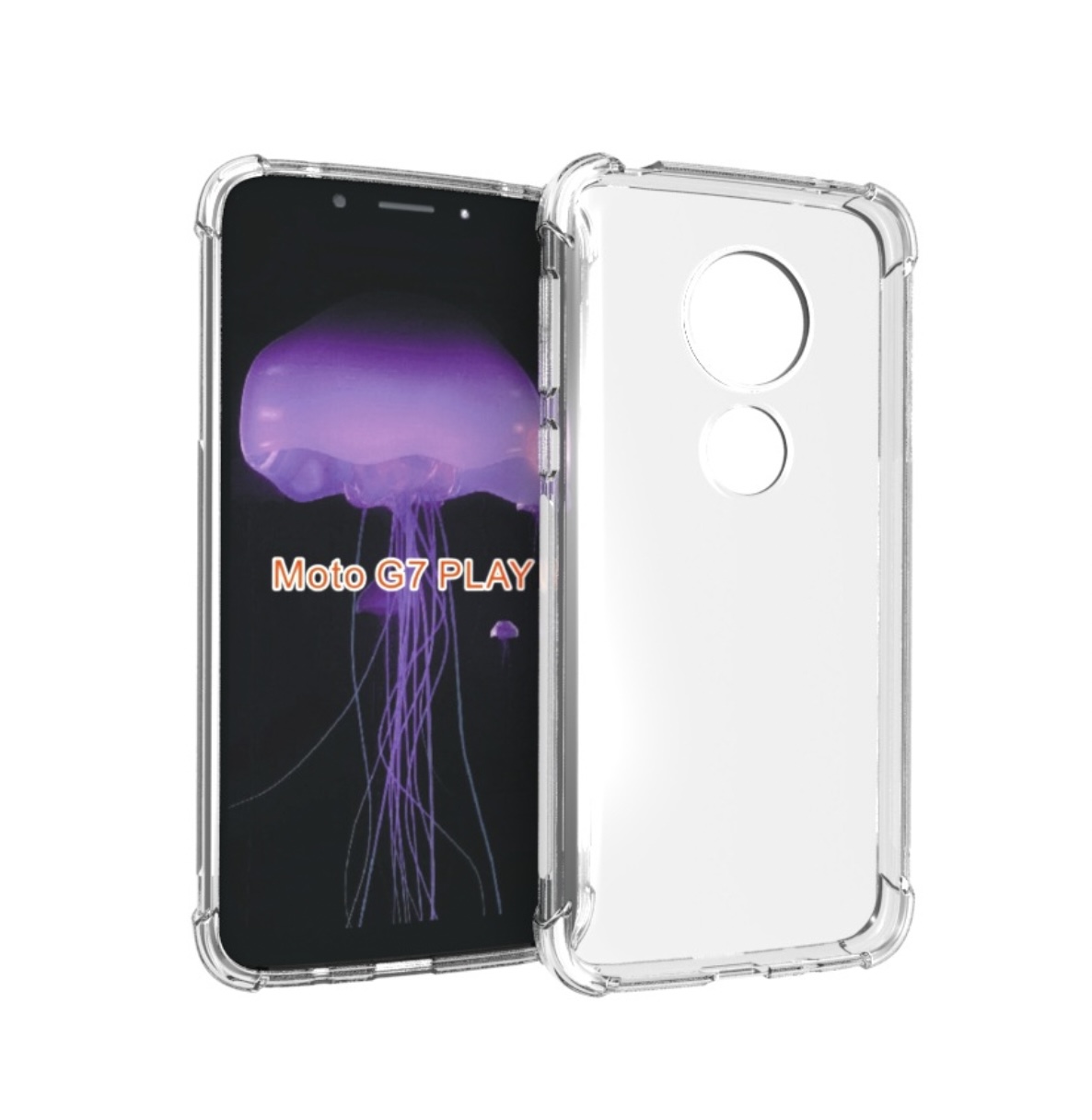 Чехол накладка MyPads Tocco для Motorola Moto G7 Play прозрачный