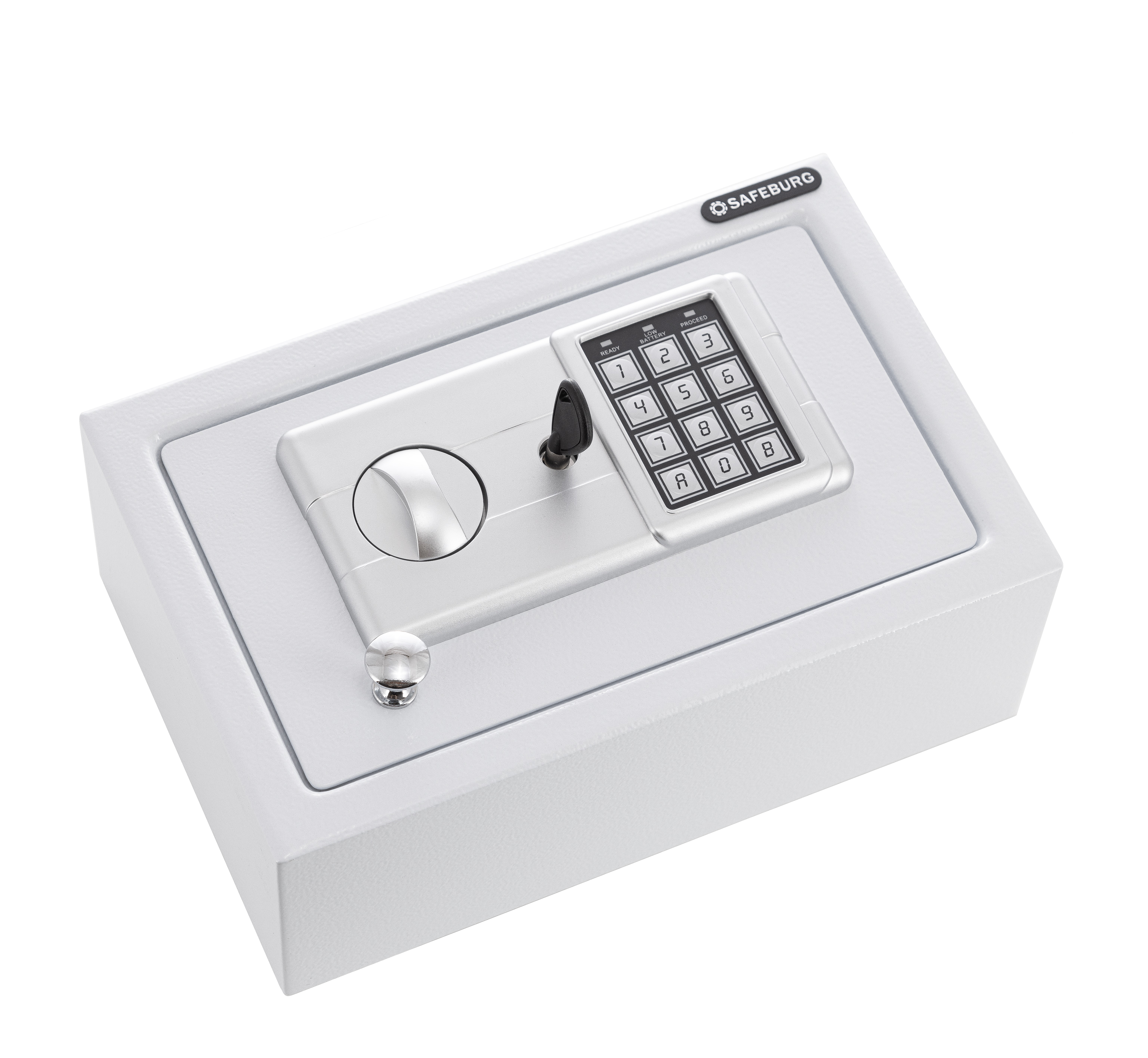 Сейф SAFEBURG SB-200 Slim WHITE для денег и документов с кодовым замком