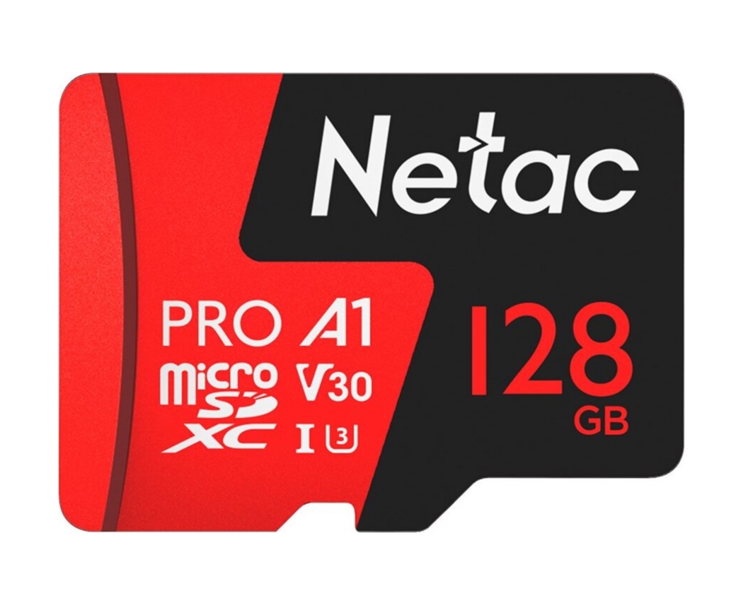 Карта памяти Netac P500 microSD 128GB (NT02P500PRO-128G-R)