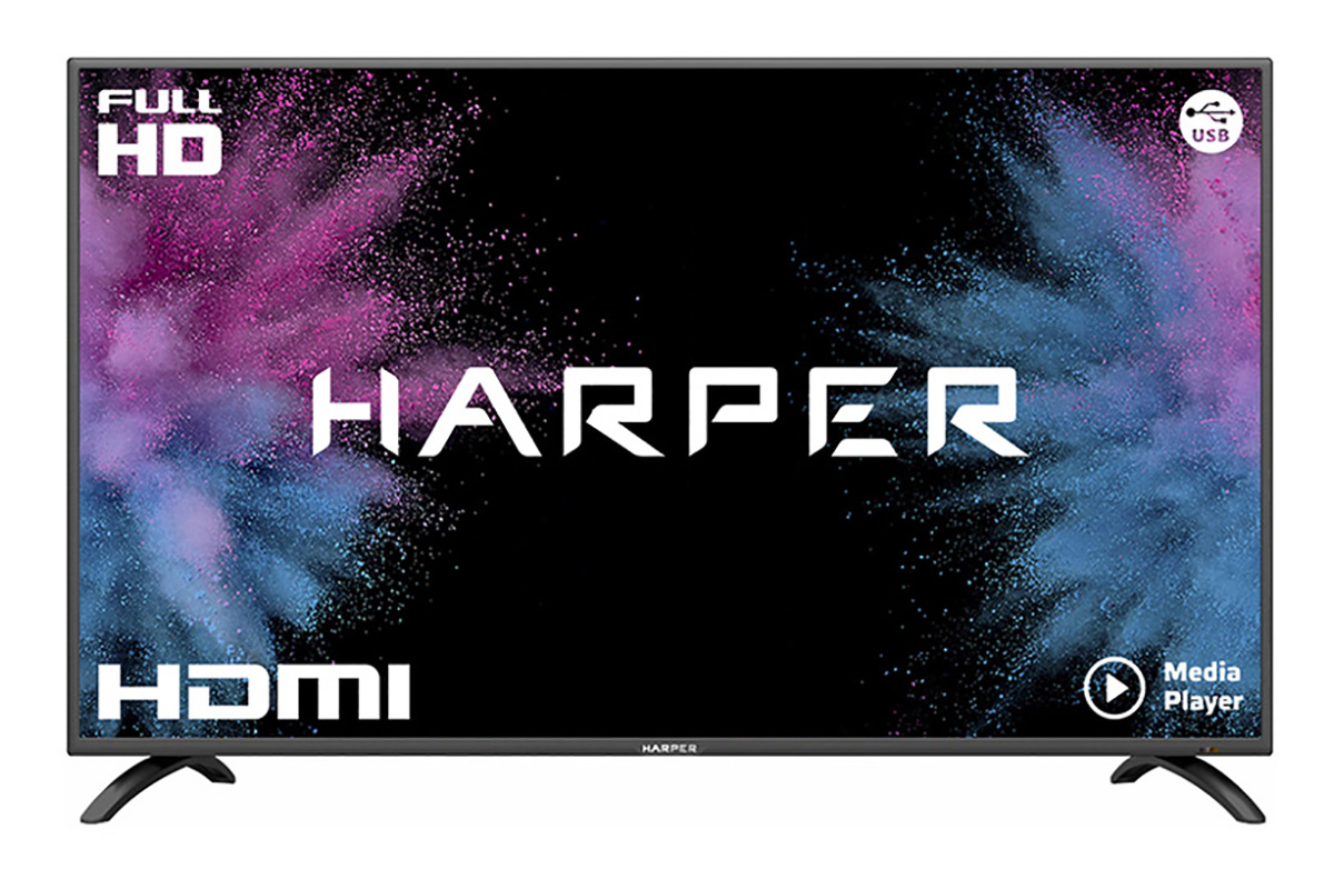 Телевизор Harper 43F670T, 43"(109 см), FHD