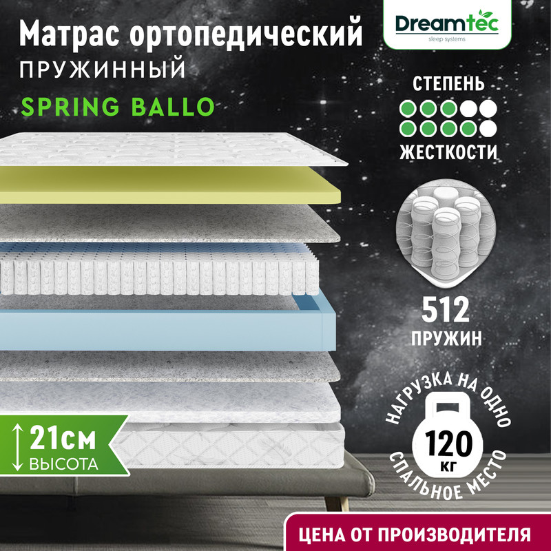 Матрас Dreamtec Spring Ballo 115х195