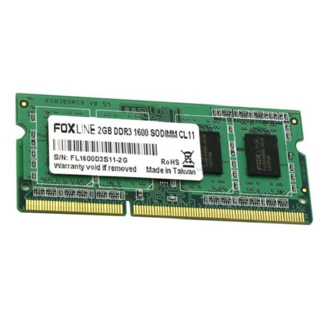 Оперативная память Foxline (FL1600D3S11SL-2G) DDR3L 1x2Gb 1600MHz