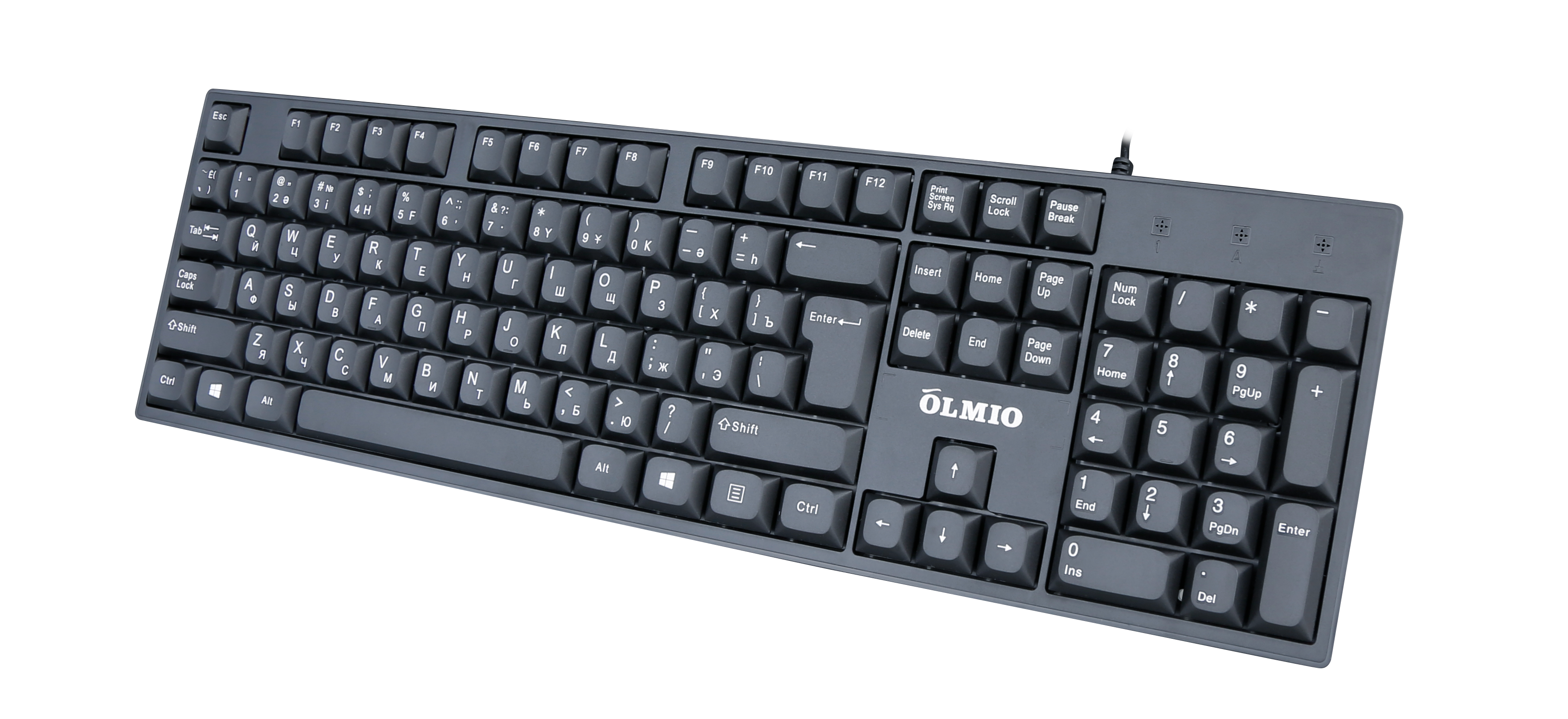Проводная клавиатура Olmio CK-15 Black