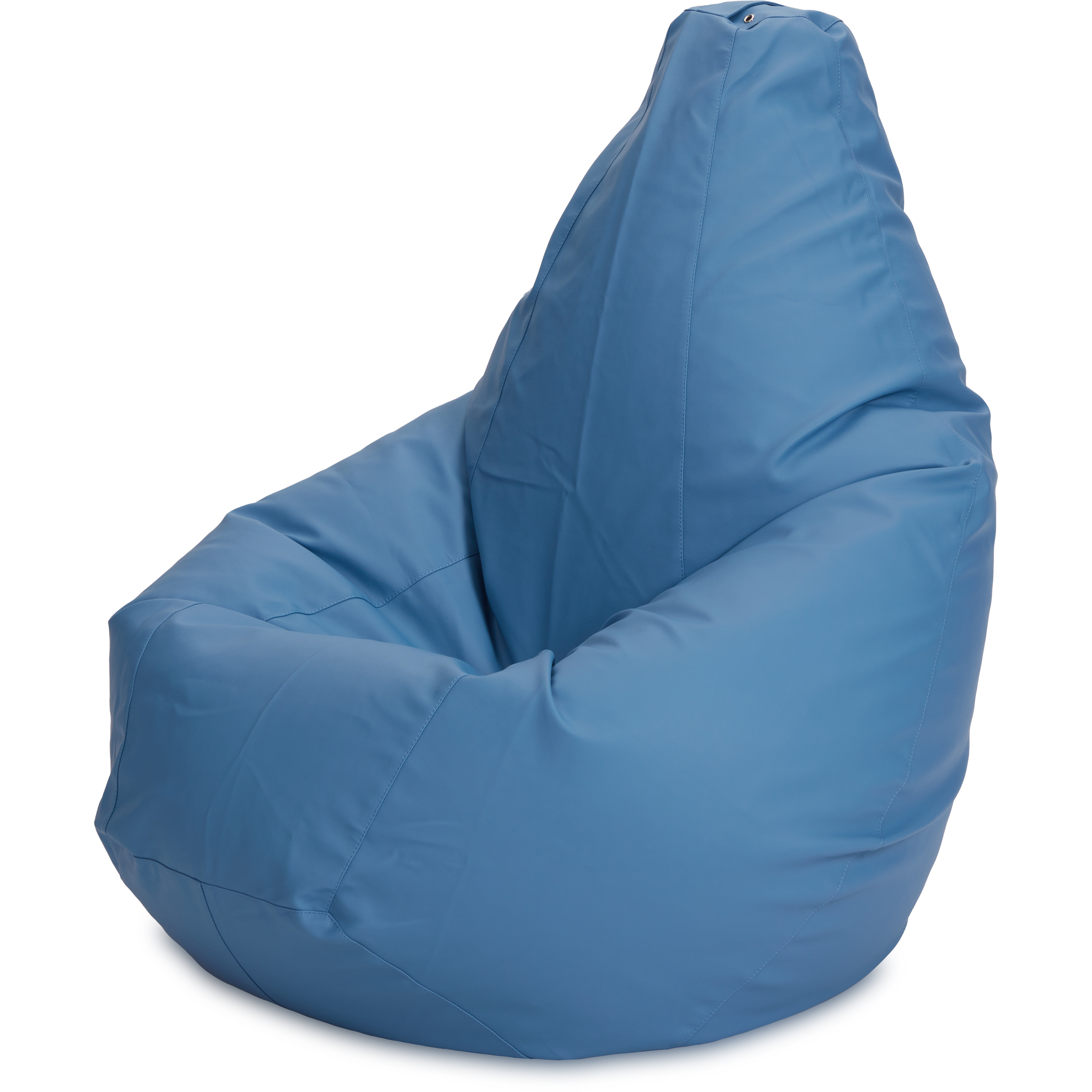 Кресло-мешок Пуффбери «Груша», XL, эко-кожа, Синий