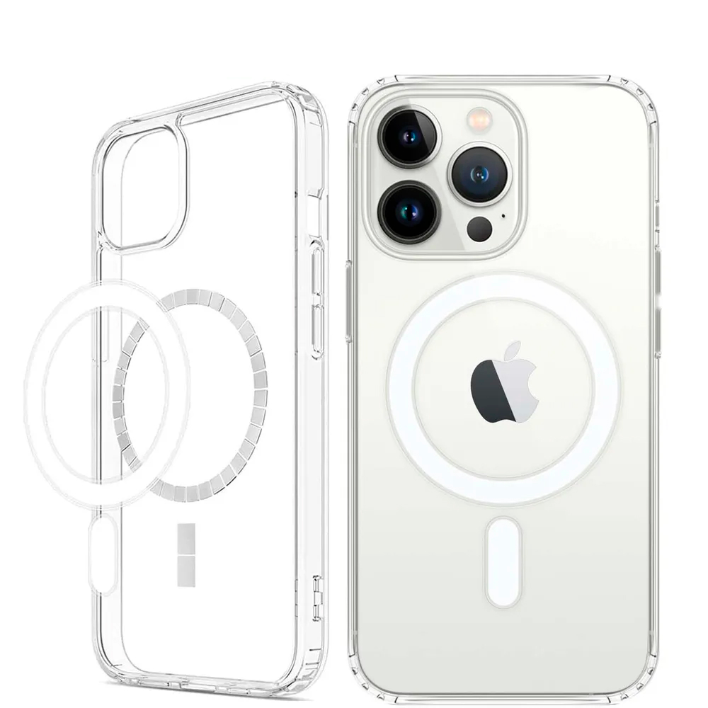 Чехол Luckroute для iPhone 13 Pro с поддержкой MagSafe, противоударный, прозрачный