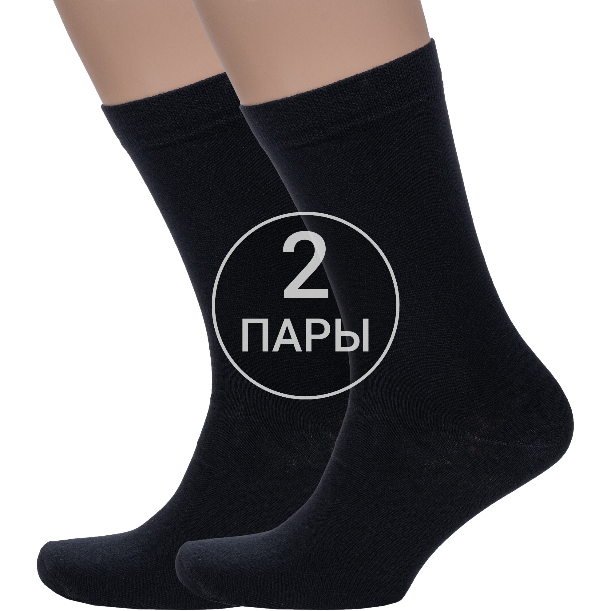 Комплект носков мужских Альтаир 2-А206 черных 29