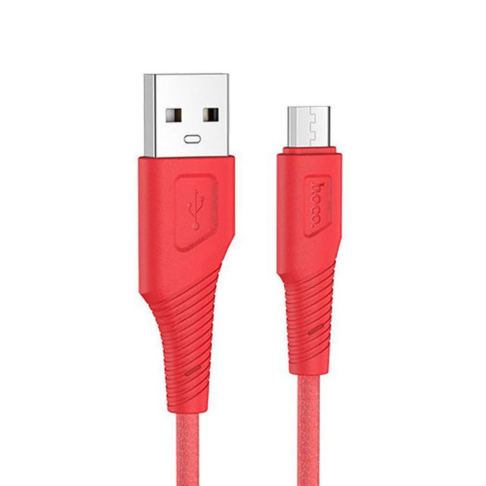 Кабель USB Micro USB Hoco X58 1m 2.4A  красный