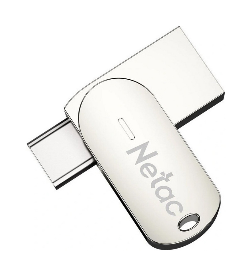 Флешка Netac U785C 64ГБ Silver (NT03U785C-064G-30PN)