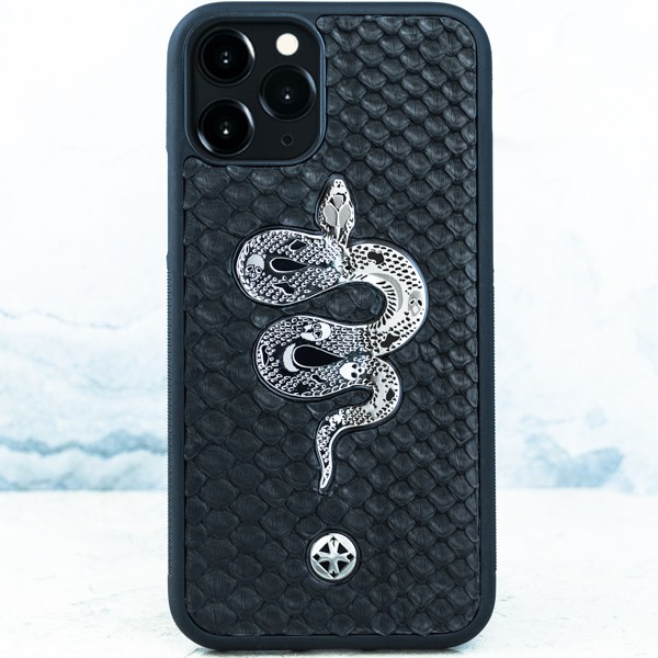 Чехол iPhone 13 Pro Max - Premium Euphoria Metal Snake Python - Euphoria HM Premium