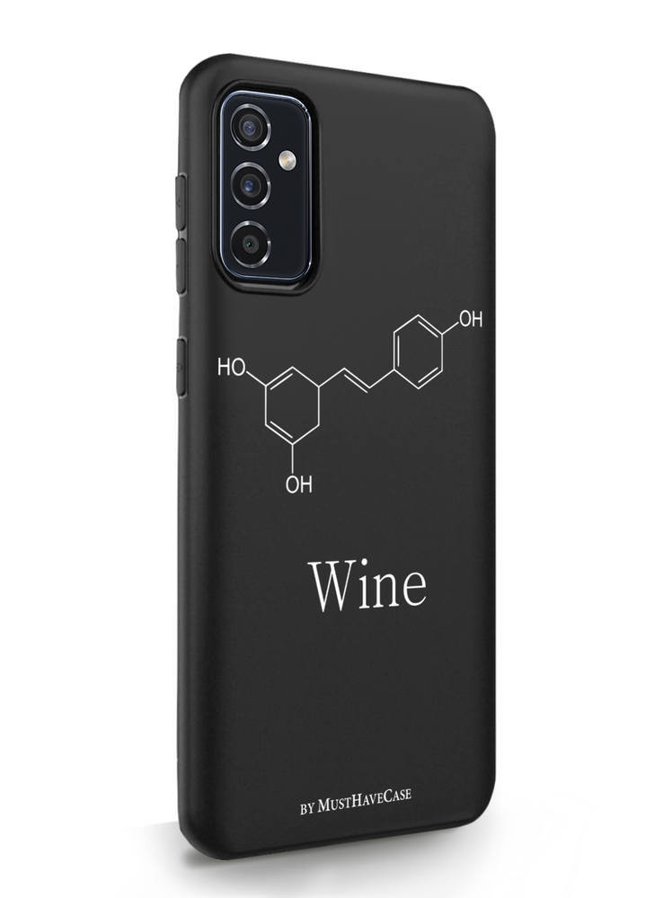 Чехол MustHaveCase Samsung Galaxy M52 Молекула вина черный