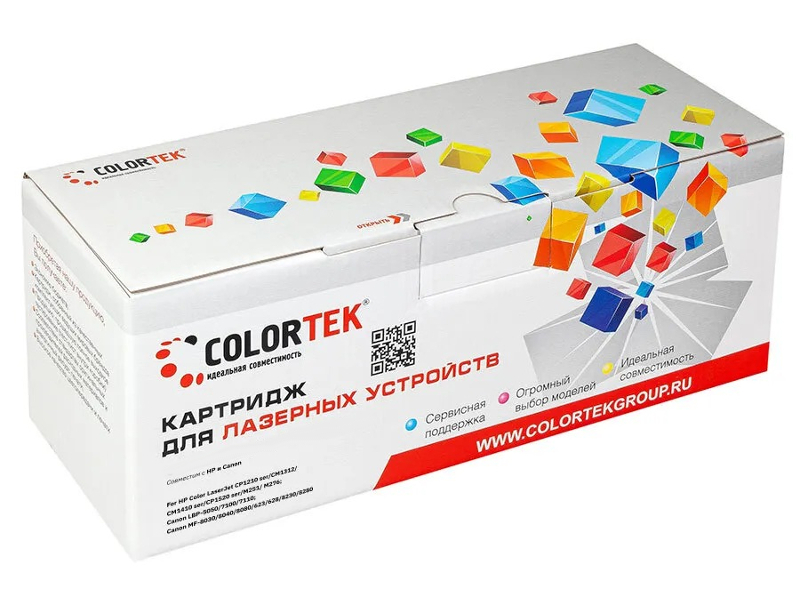 Картридж Colortek (схожий с HP CB541A/CE321A/CF211A/C-716/C-731) Cyan для CLJ CP-1210