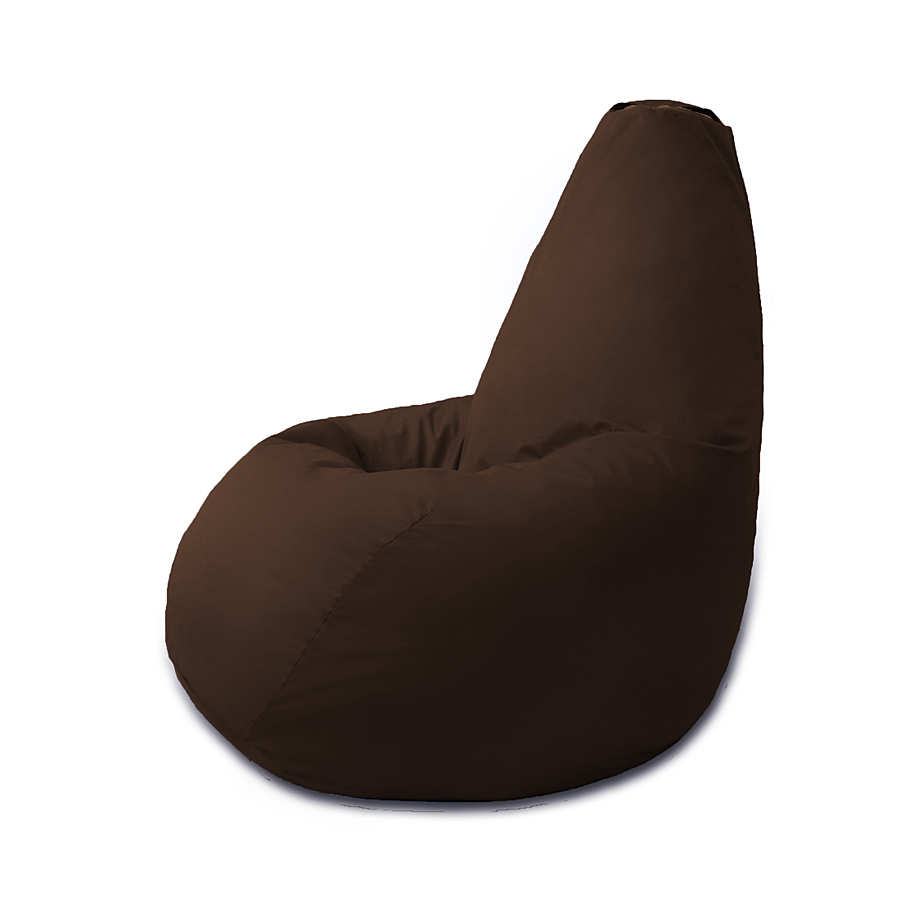 Кресло-мешок PUFON Груша XXL, коричневый