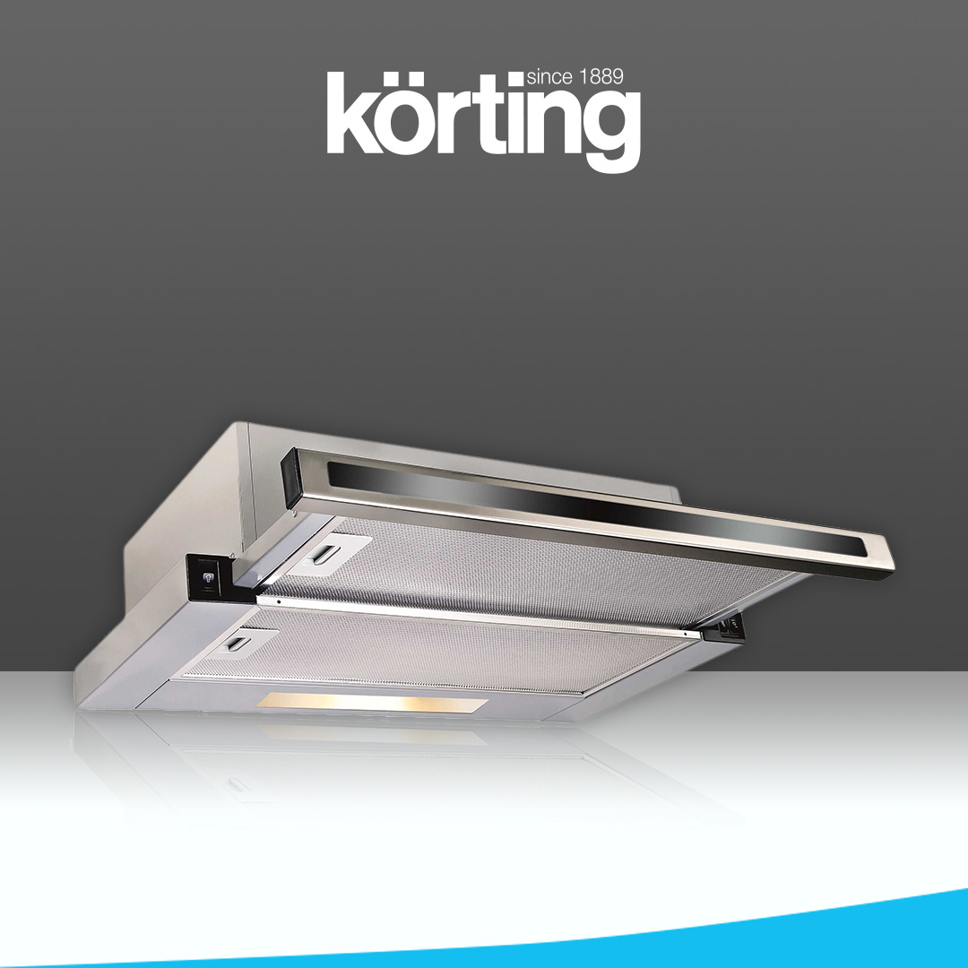 Вытяжка встраиваемая Korting KHP 6637 GNX серебристый