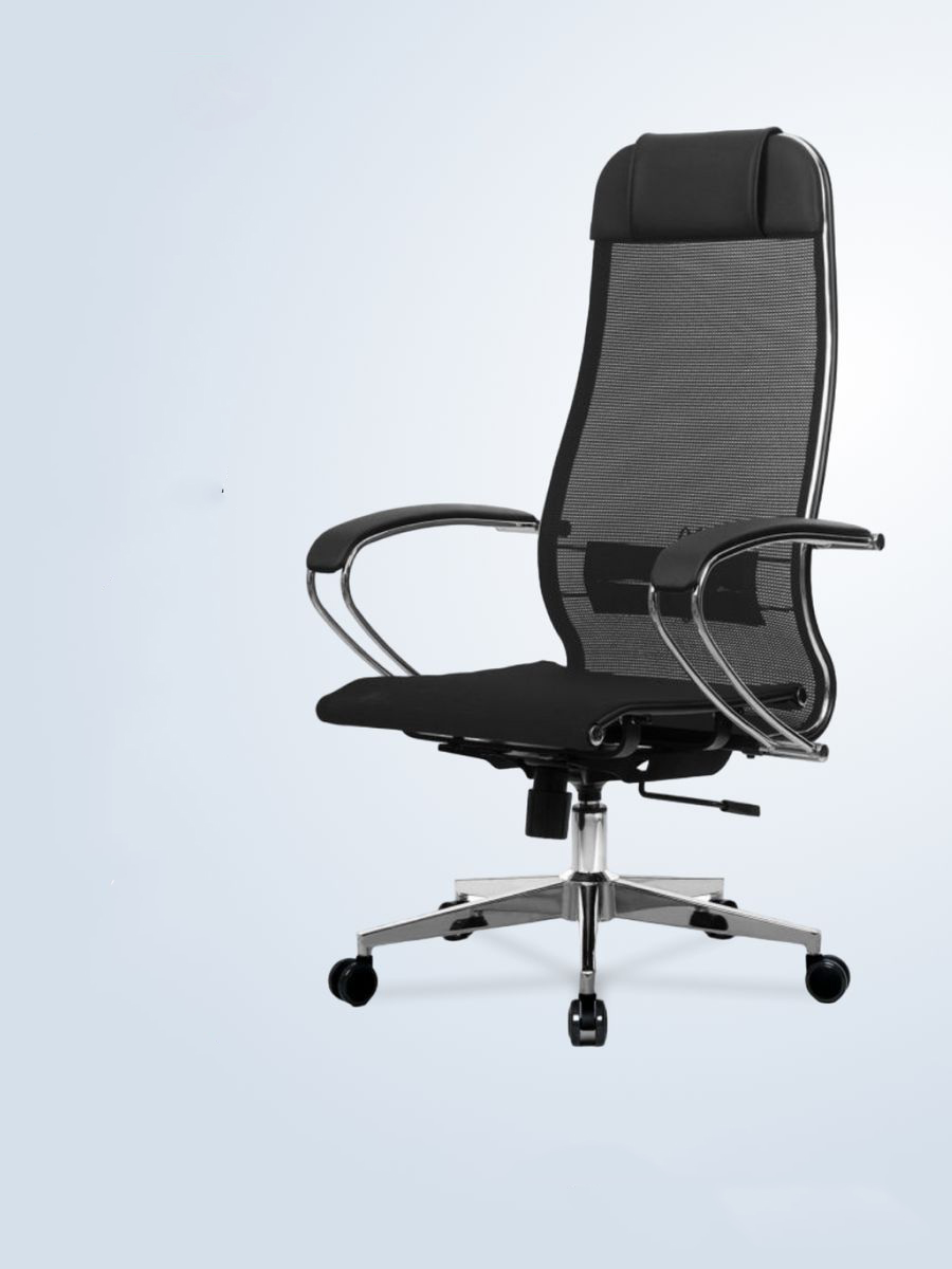 Кресло компьютерное МЕТТА-12(MPRU)/подл.131/осн.004  Черный