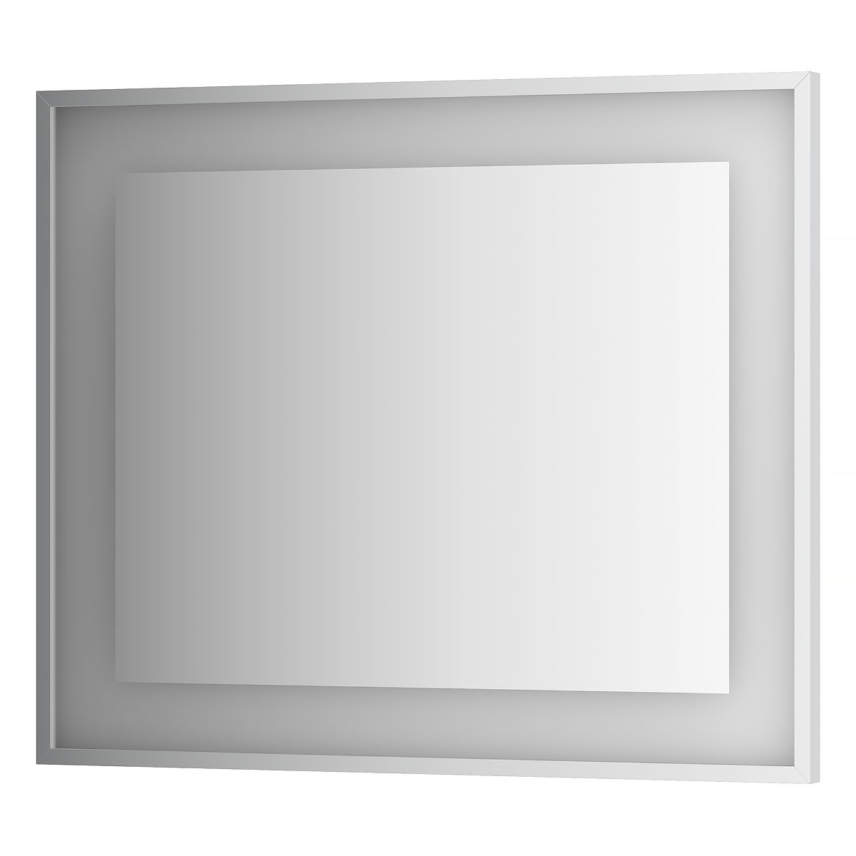 Зеркало в багетной раме со встроенной Led-подсветкой Evoform BY 2204, 75х90 3000 К
