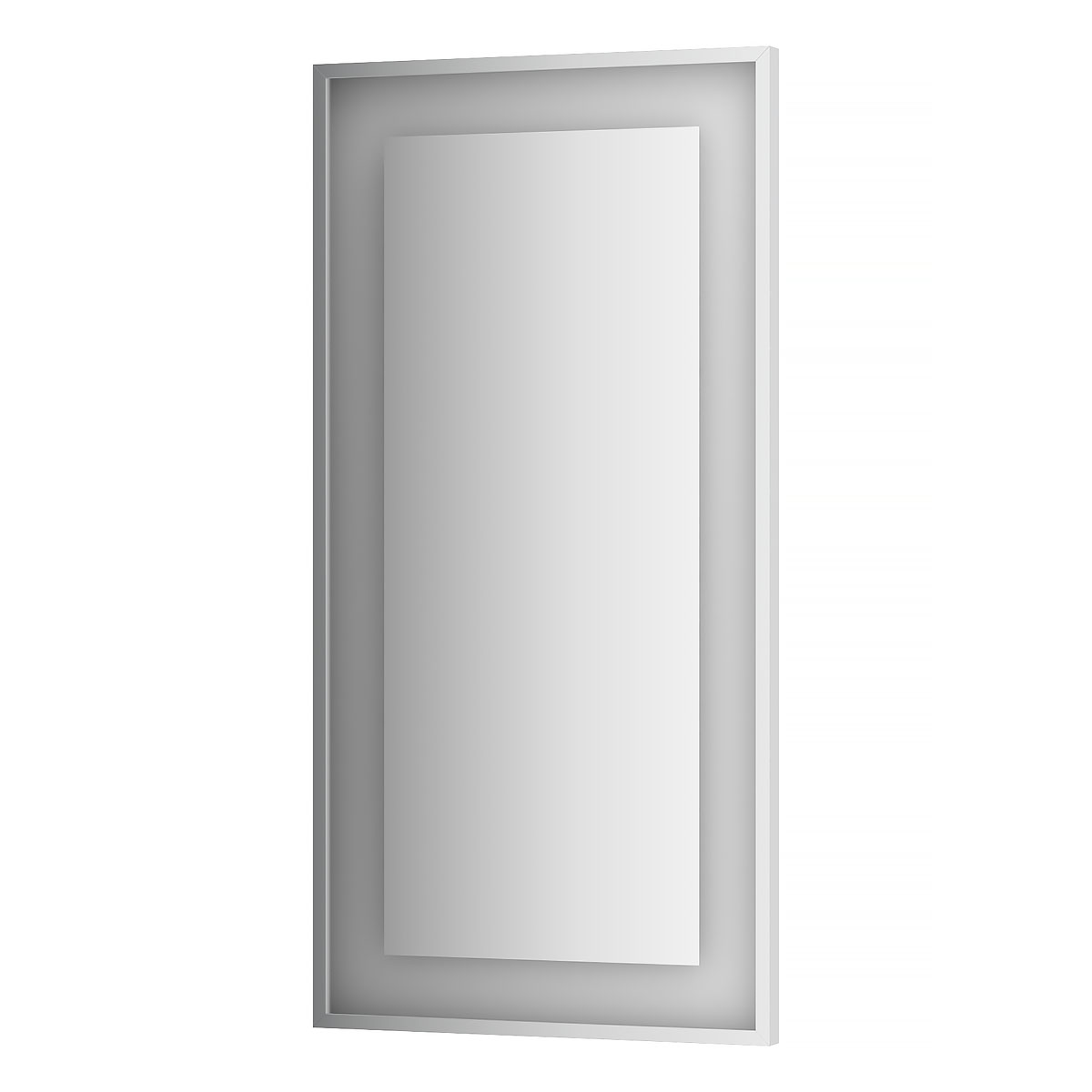 Зеркало в багетной раме со встроенной Led-подсветкой Evoform BY 2214, 120х60 3000 К