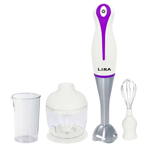 Погружной блендер Lira LR 0202 White/Purple