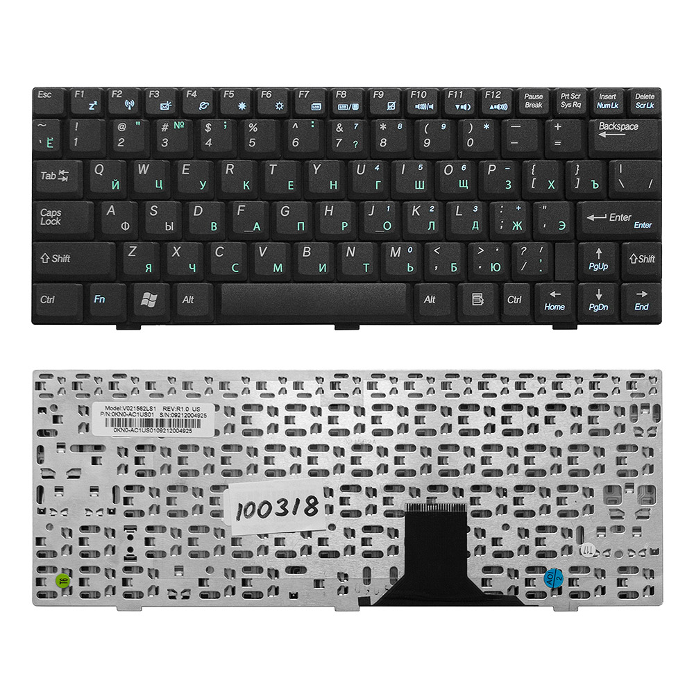 Клавиатура TopON для ноутбука Asus U1, U1E, U1F Series