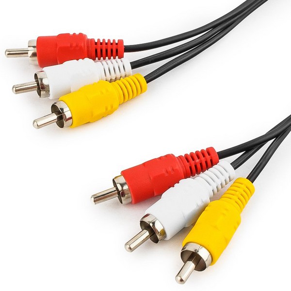 Кабель Cablexpert 3RCA - 3RCA 1,8м Black (CCV-539)