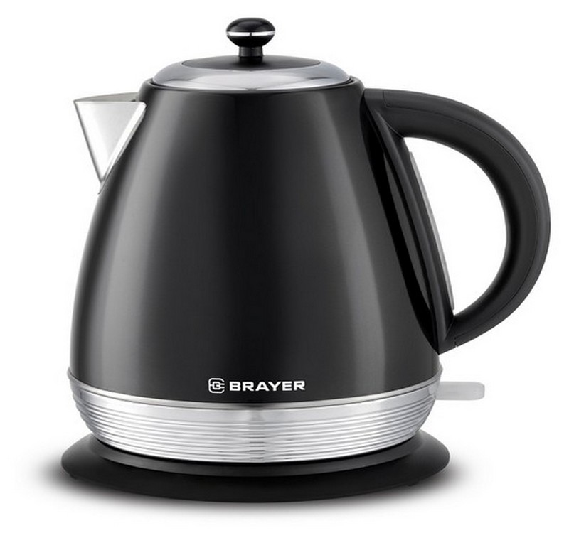 Чайник электрический Brayer BR1006 1.7 л Black, Silver