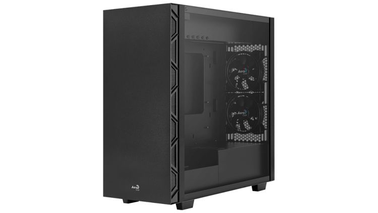 Корпус компьютерный AeroCool Flo Saturn (Flo Saturn FRGB-G-BK-v1) Black