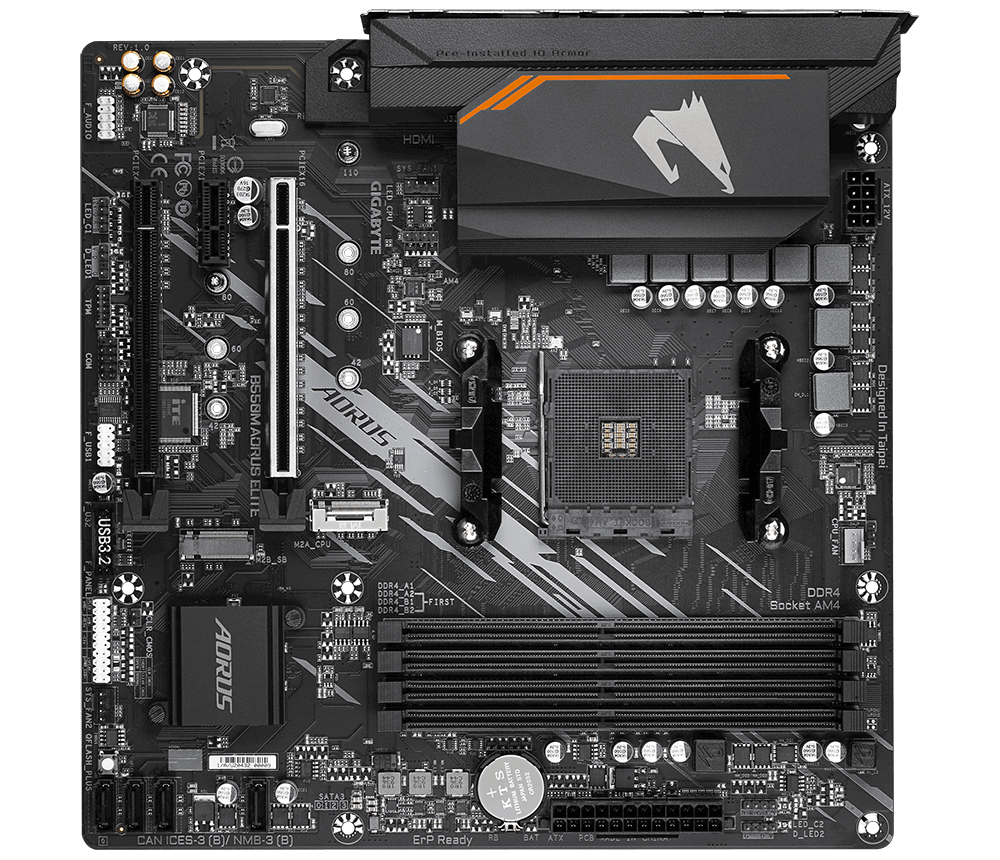 Материнская плата Gigabyte B550M AORUS ELITE