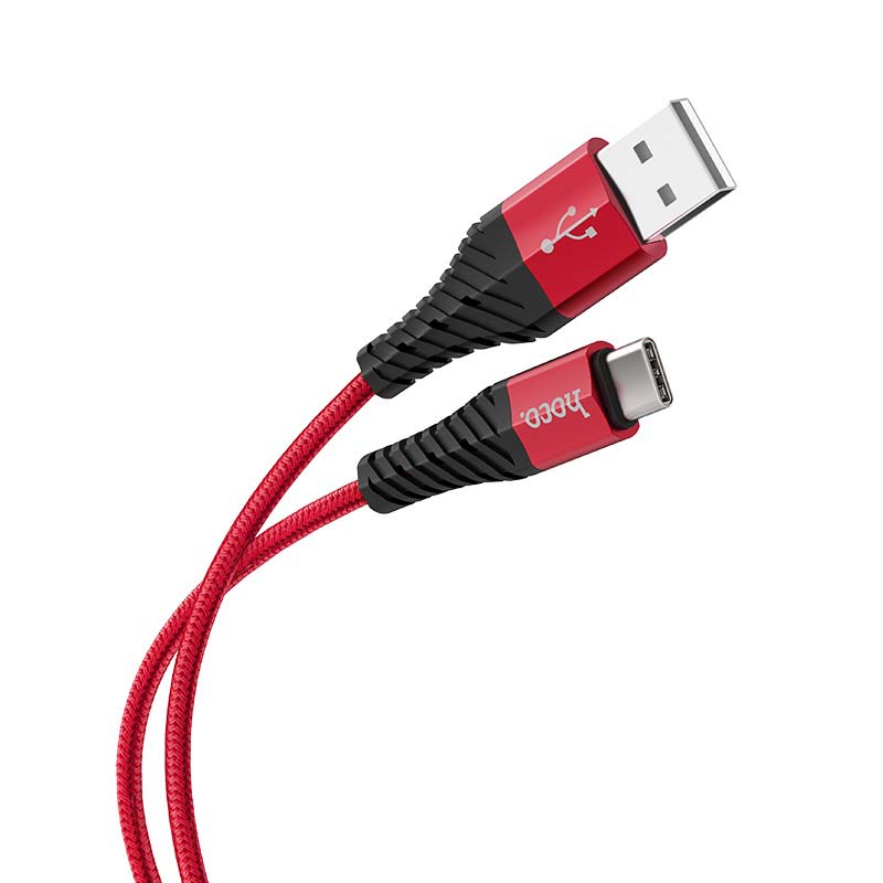 Кабель HOCO X38 Cool USB Type-C Red