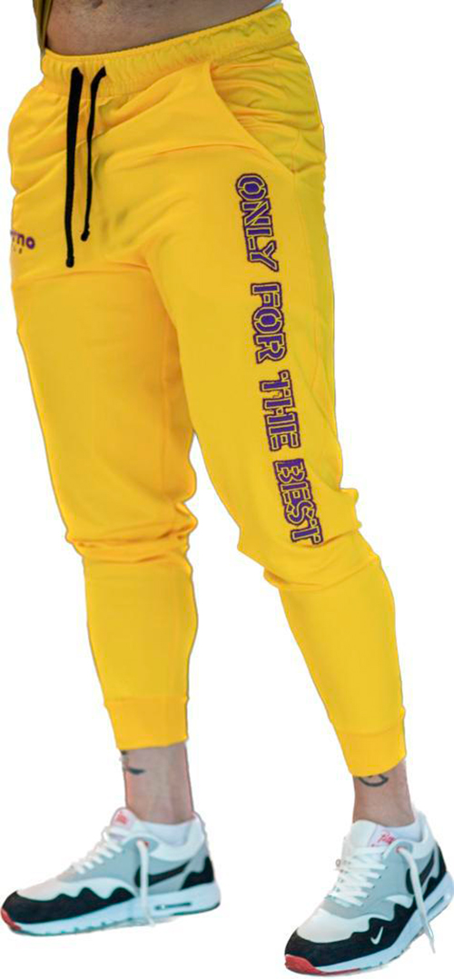 Спортивные брюки мужские INFERNO style Б-001-003 желтые 3XL