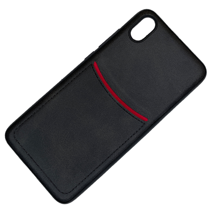 Чехол с кармашком iLevel для  Xiaomi Redmi 9A (черный)