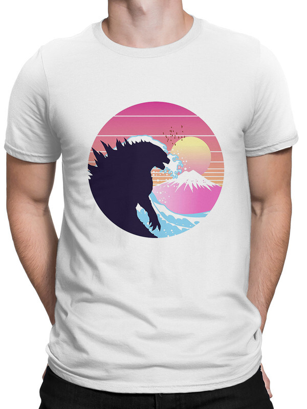 Футболка мужская DreamShirts Studio Годзилла 493-godzilla-2 белая L