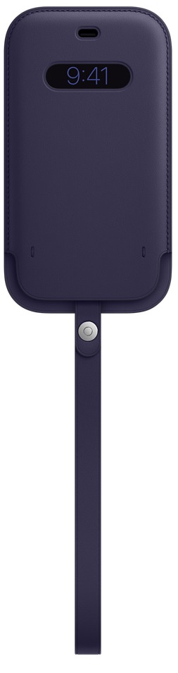 Чехол Apple для смартфона iPhone 12/12 Pro Leather MagSafe Deep Violet (MK0A3ZE/A)