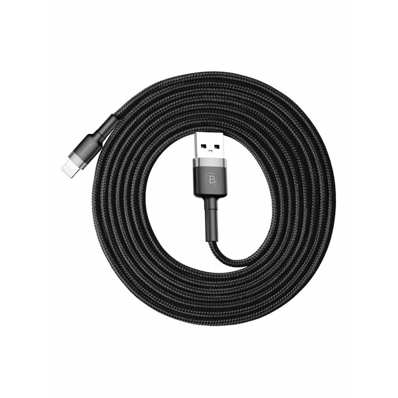 Кабель lightning - usb Baseus Кабель USB-IP2.4A CALKLF-CG1 2 м черный, серый