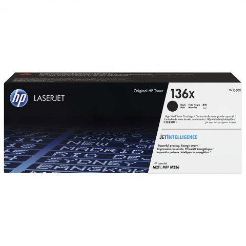 Картридж лазерный HP 136X, черный (W1360X)