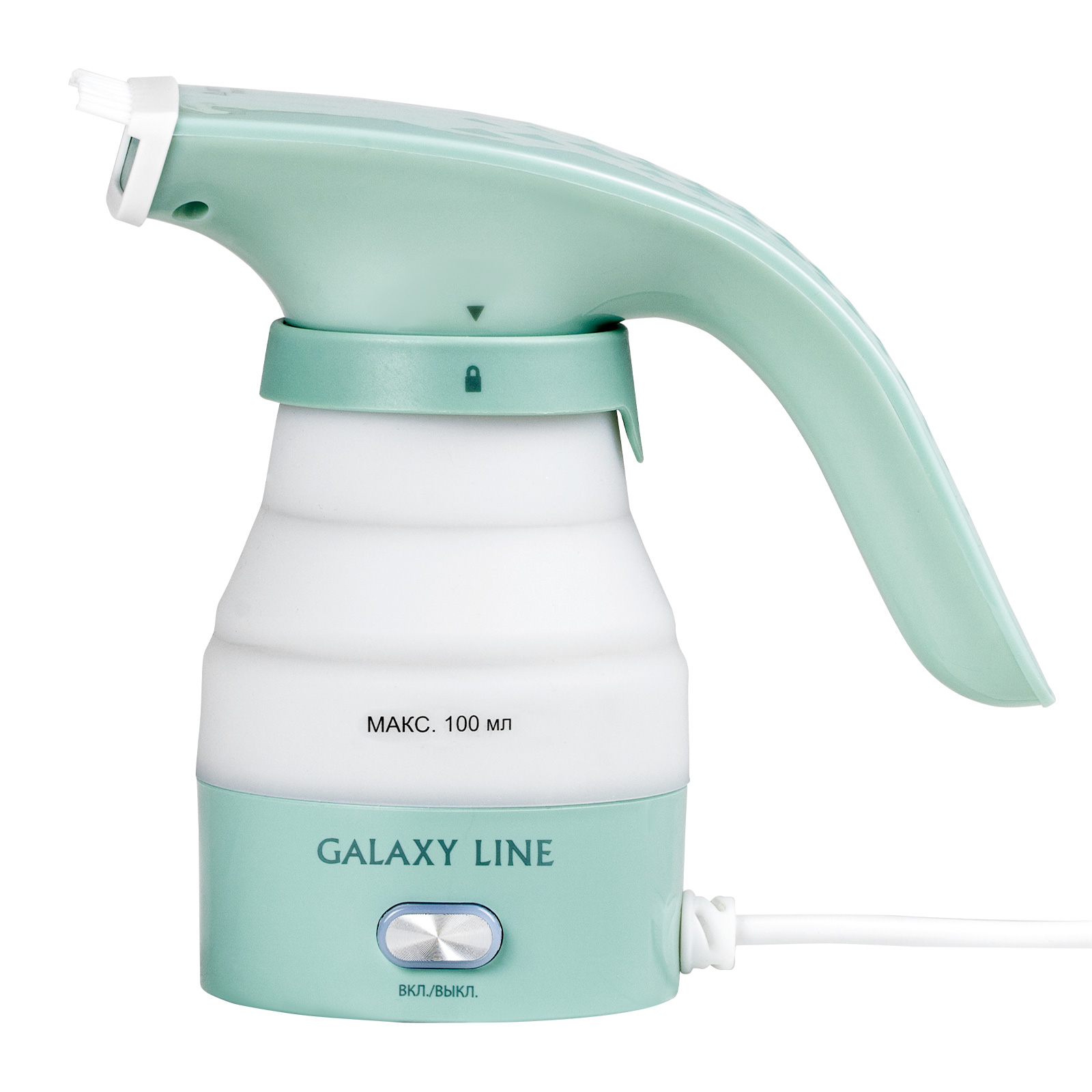 Ручной отпариватель Galaxy GL 6197 0.1 л зеленый, белый
