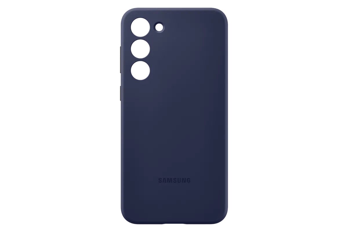 Чехол Samsung Silicone Cover S23+, Тёмно-синий