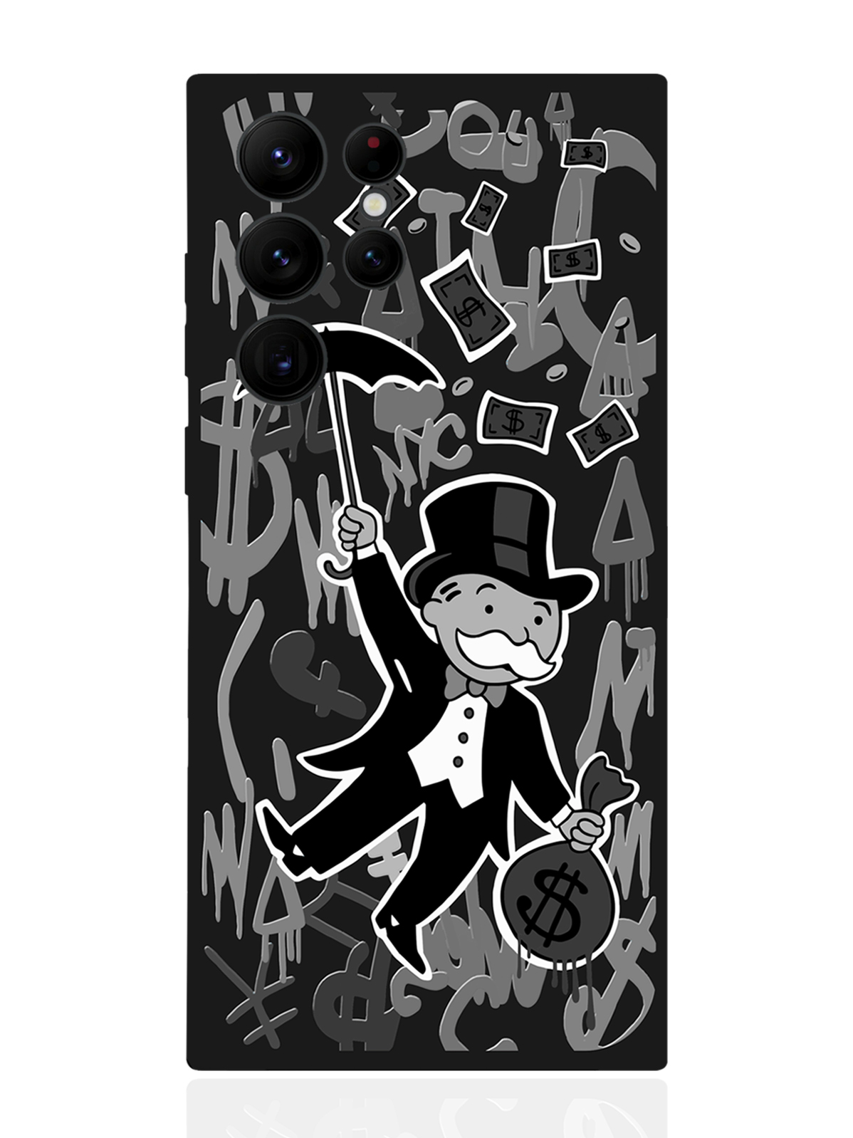 Чехол MustHaveCase для Samsung Galaxy S23 Ultra Monopoly Black Edition черный