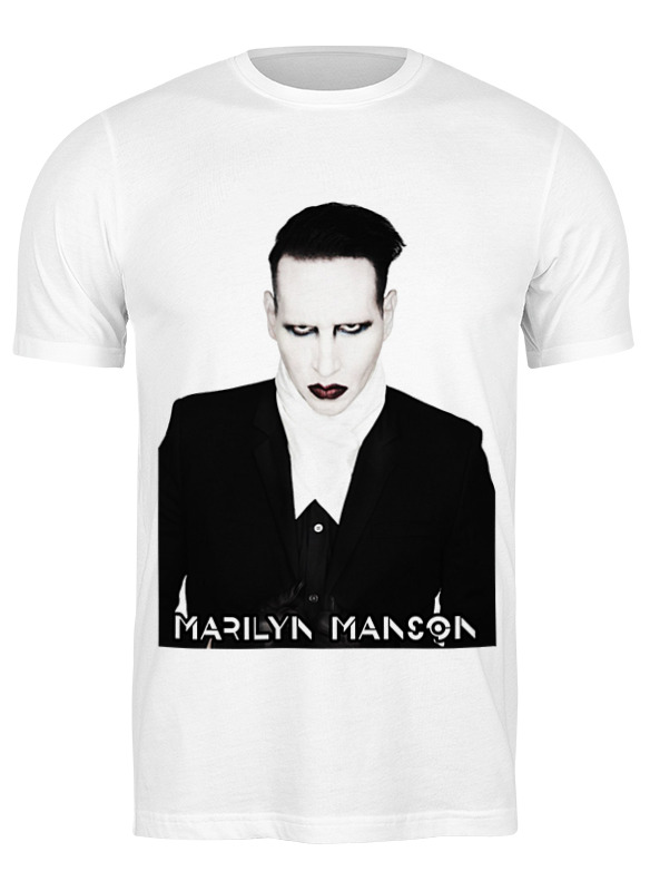 Футболка мужская Printio Marilyn manson белая 3XL