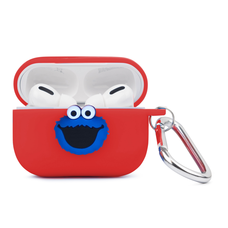 Чехол для Apple AirPods Pro Sesame Street, Cookie Monster