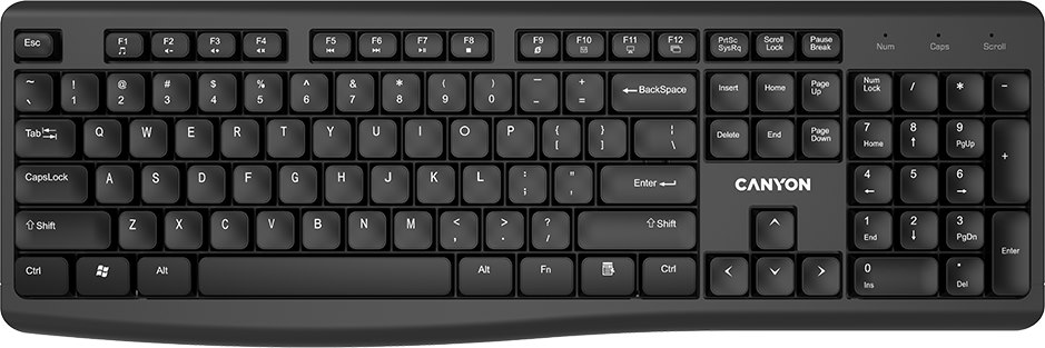 Беспроводная клавиатура CANYON CNS-HKBW05-RU Black