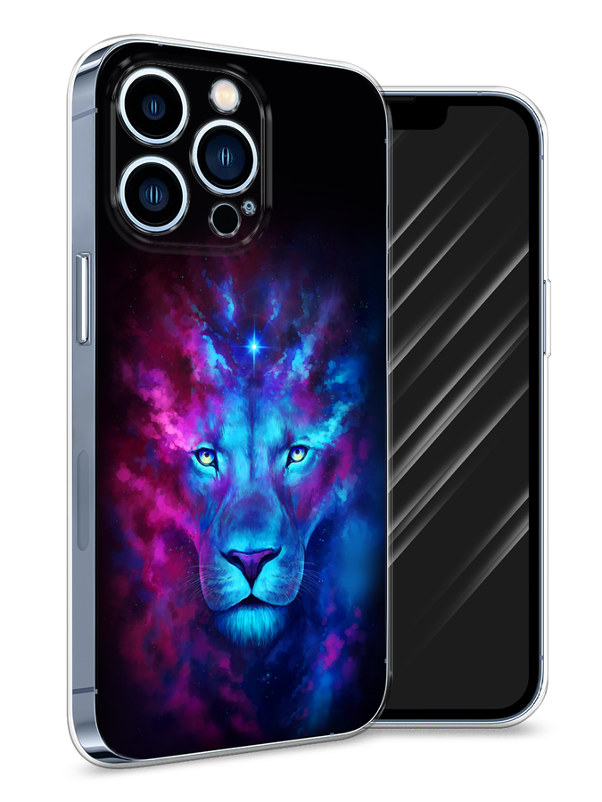 Чехол Awog на Apple iPhone 13 Pro / Айфон 13 Pro "Космический лев"