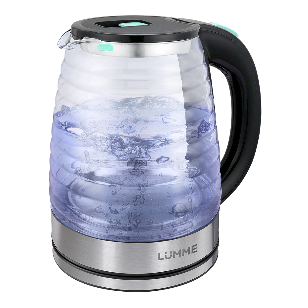 Чайник электрический LUMME LU-4101 2 л голубой, черный