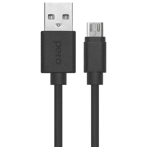 Кабель Pero DC-03 micro-USB, 2А, 1м, Black (PRDC-03MU1MB)