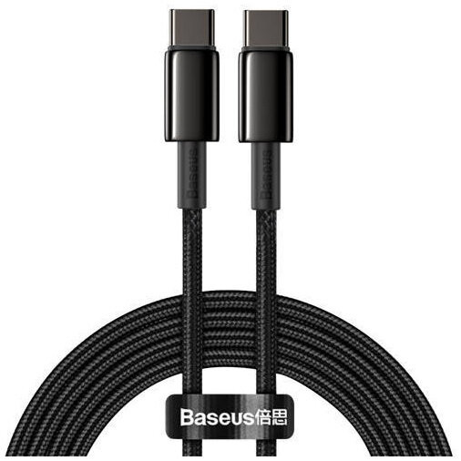 Кабель Baseus Tungsten Gold Fast Charging Cable USB Type-C - USB Type-C 100W 2 м