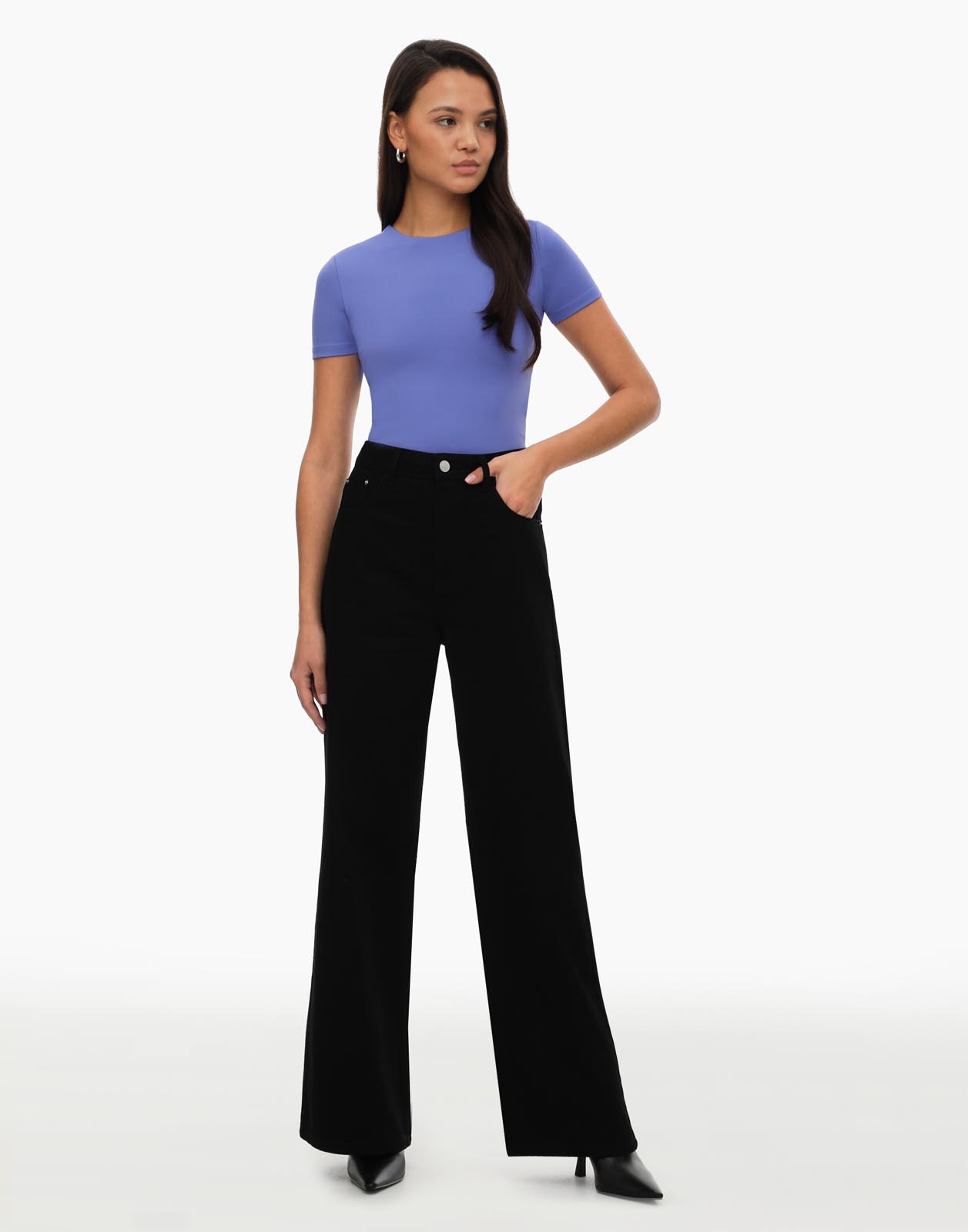 Брюки женские Gloria Jeans GJN028219 черные 44/164