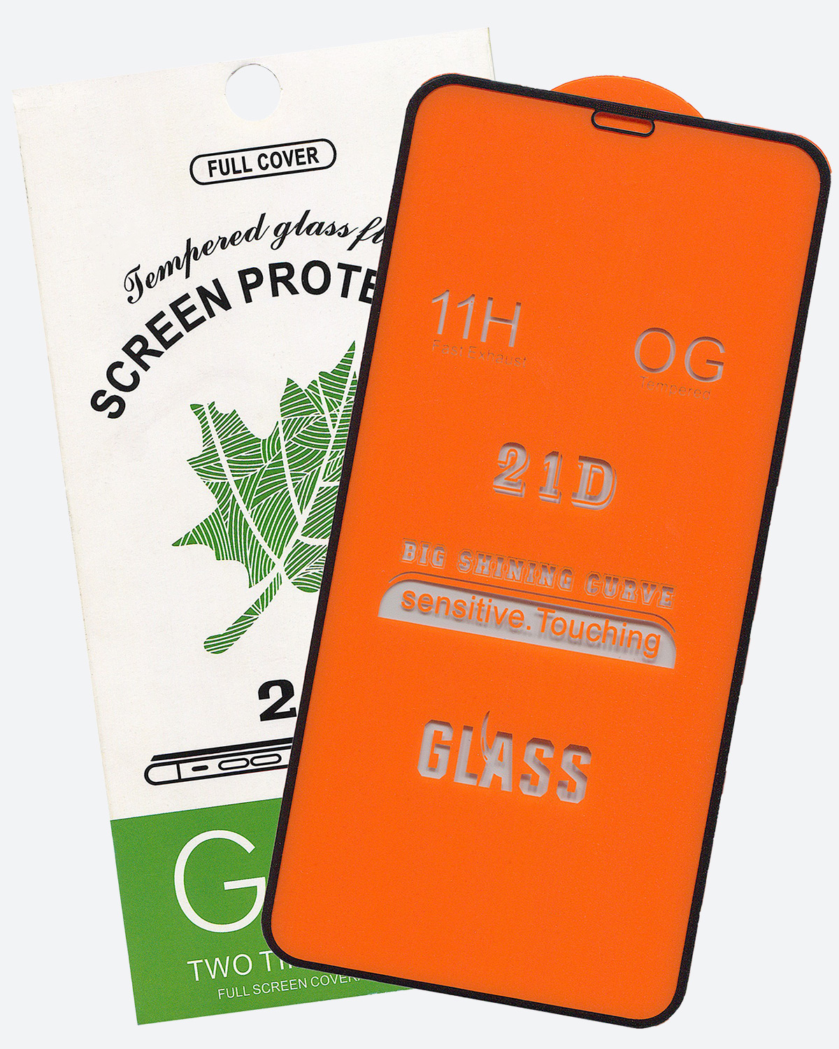 Защитное стекло Glass для Apple iPhone 11 Pro/ iPhone X/ iPhone XS/ 21D  Black