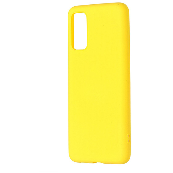 Чехол для Samsung S20 NANO 2.0 mm Желтый
