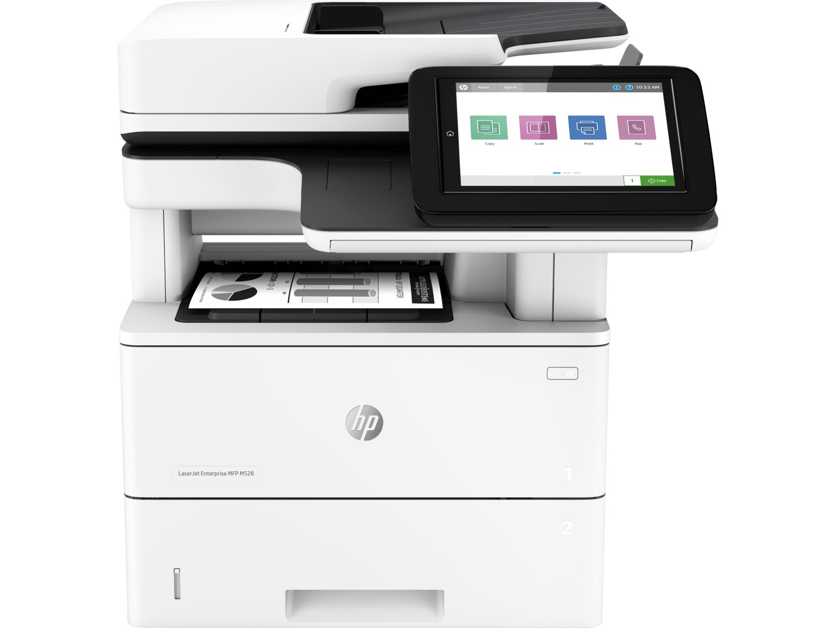 Лазерное МФУ HP LaserJet Enterprise M528dn (1PV64A)