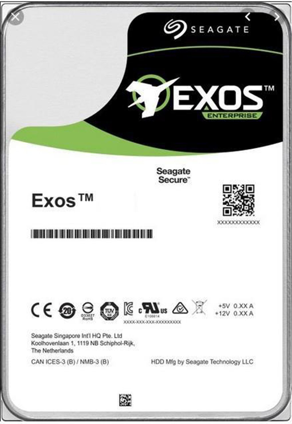 Жесткий диск Seagate Exos X16 14ТБ (ST14000NM001G)